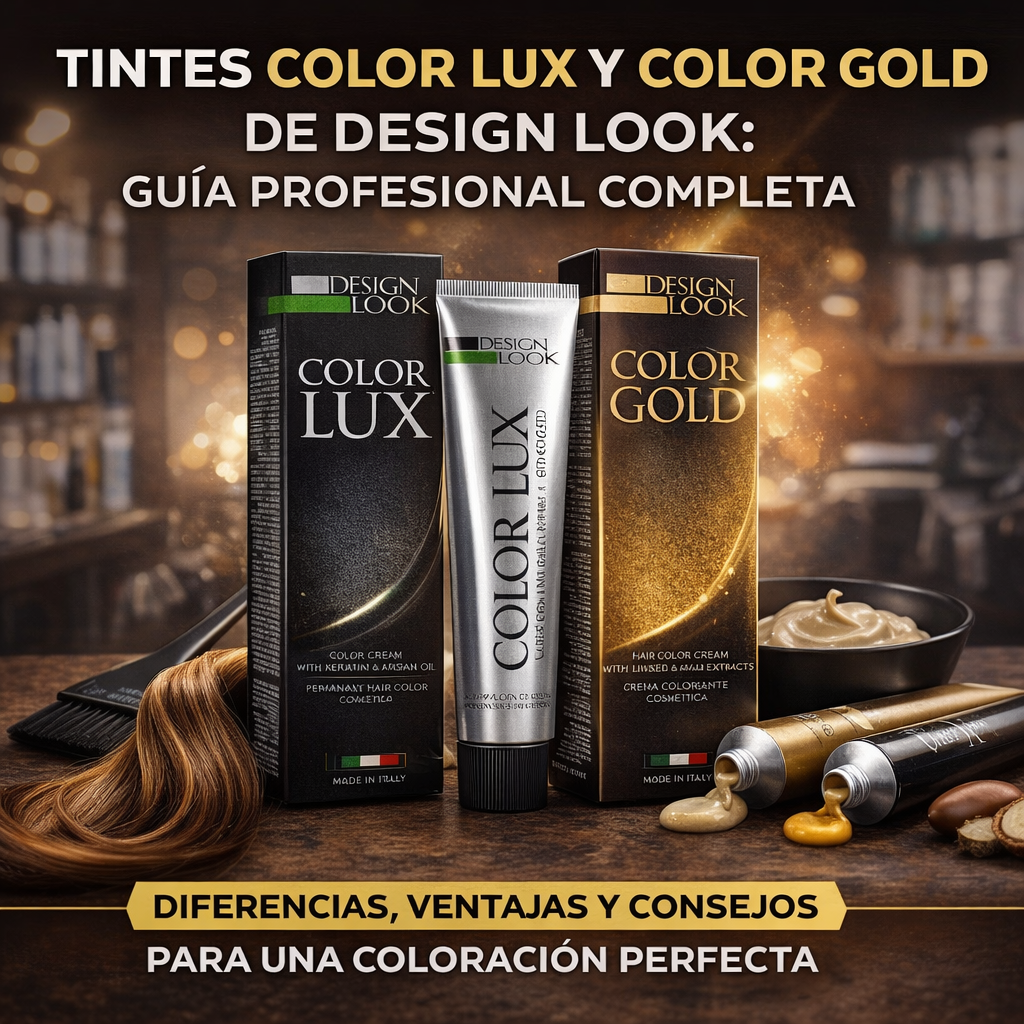 Coloración Design Look: Tintes Color Lux y Color Gold Profesionales
